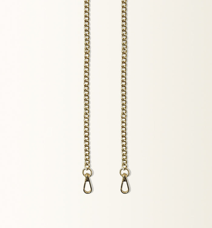 Slim Flat Crossbody Chain Strap - Apatchy London